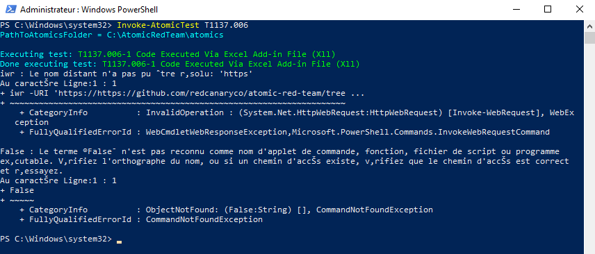 T1137.006 multi errors · Issue #1700 · redcanaryco/atomic-red-team · GitHub