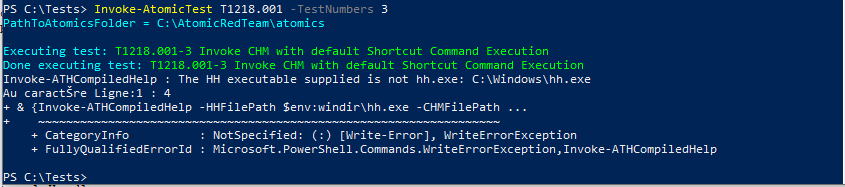Invoke-ATHCompiledHelp : The HH executable supplied is not hh.exe ...