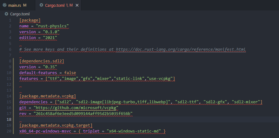 cargo.toml VSCode error: Failed to run custom build command for `sdl2-sys v0.35.2` · Issue #1233 ...