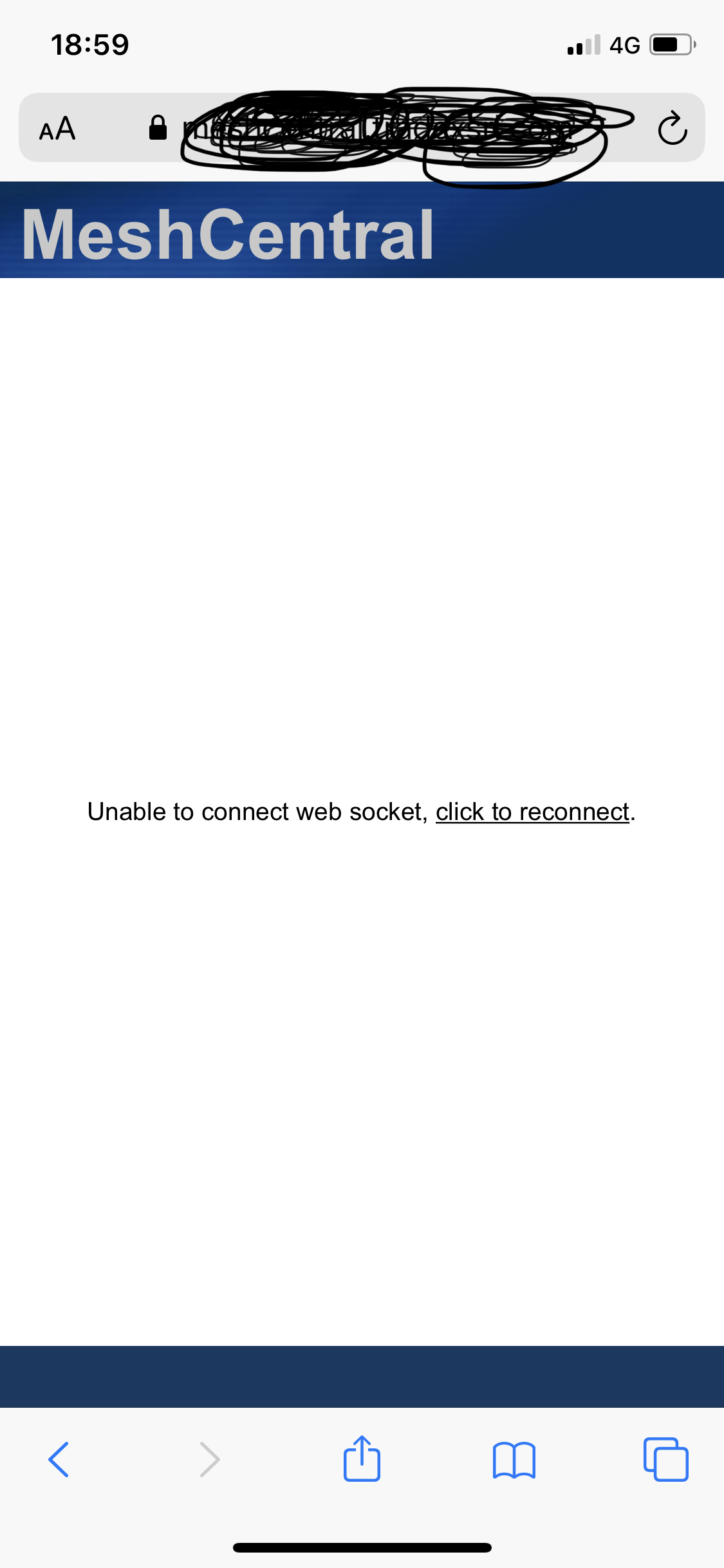 Problem accessing meshcentral 0.5.1-k via safari on iPhone · Issue #1139 · Ylianst/MeshCentral ...