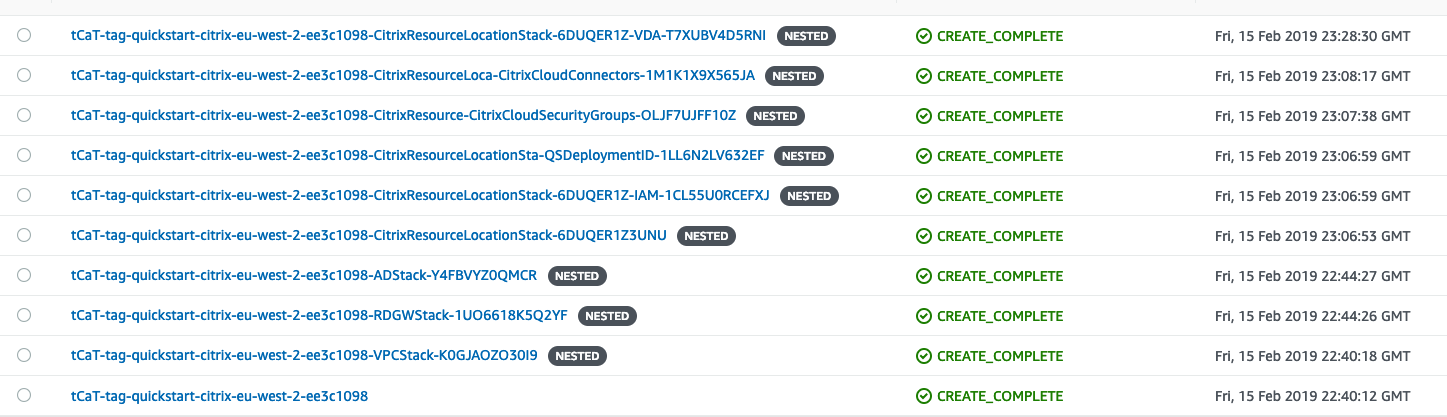 Failing to create AWS::CloudFormation::Stack VDA Embedded stack · Issue #1 · aws-quickstart ...
