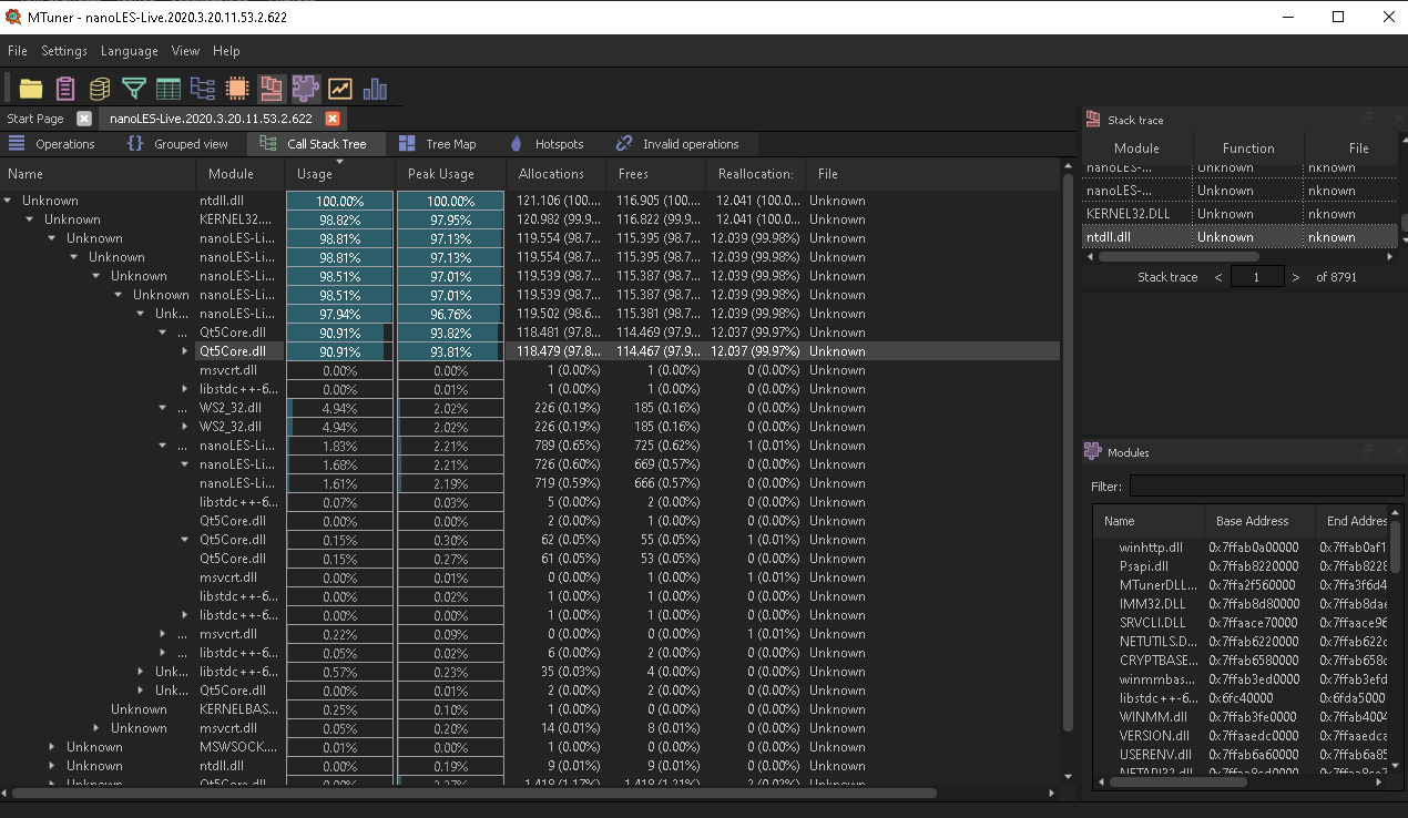 Symbols / Source code not showing in MinGW 64 application · Issue #55 · RudjiGames/MTuner · GitHub