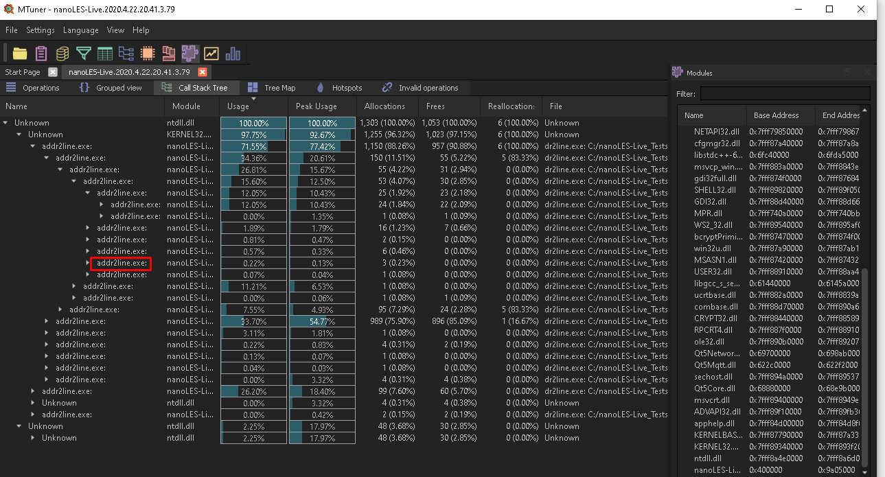 Symbols / Source code not showing in MinGW 64 application · Issue #55 · RudjiGames/MTuner · GitHub
