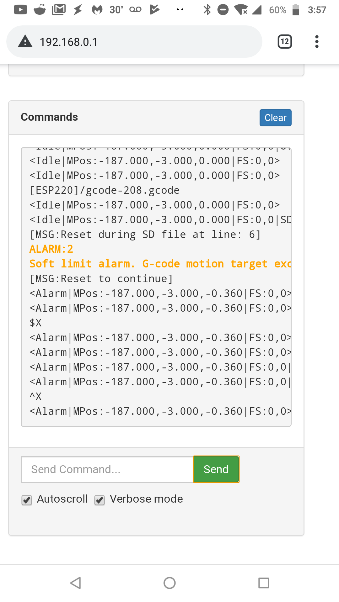 How to soft reset via ESP3D? · Issue #279 · bdring/Grbl_Esp32 · GitHub