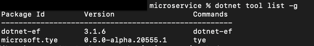 zsh: command not found: tye · Issue #826 · dotnet/tye · GitHub