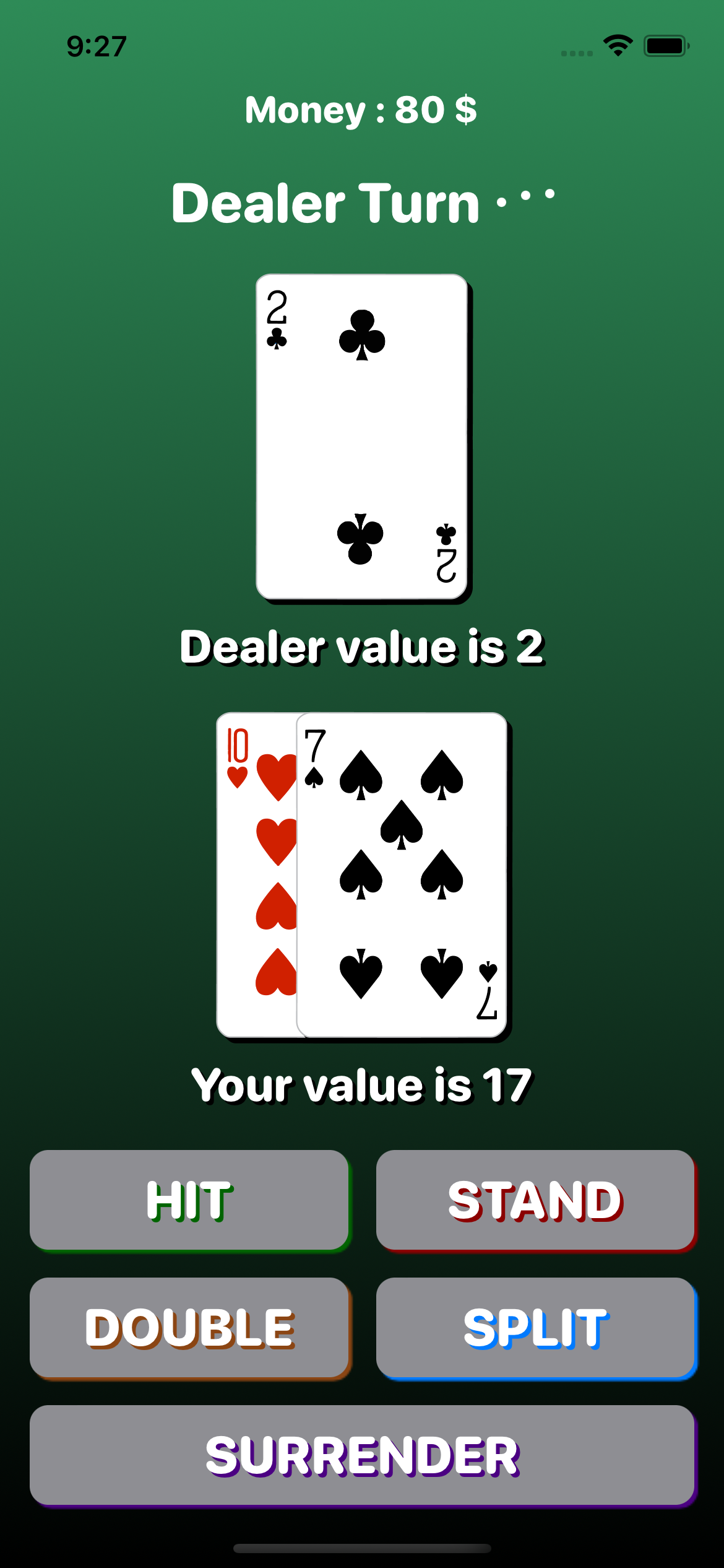 GitHub - nokuni/Blackjack: A simple Blackjack game