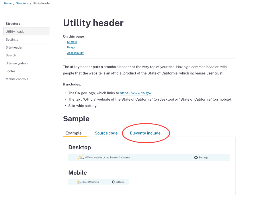 Using eleventy - content improvements · Issue #1175 · Office-of-Digital-Services/California ...
