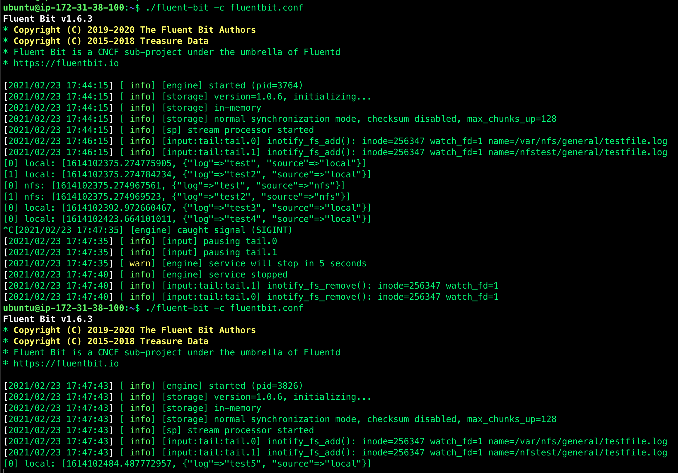 File Tailing Doesnt Work On Nfs Mounted Files · Issue 3111 · Fluentfluent Bit · Github