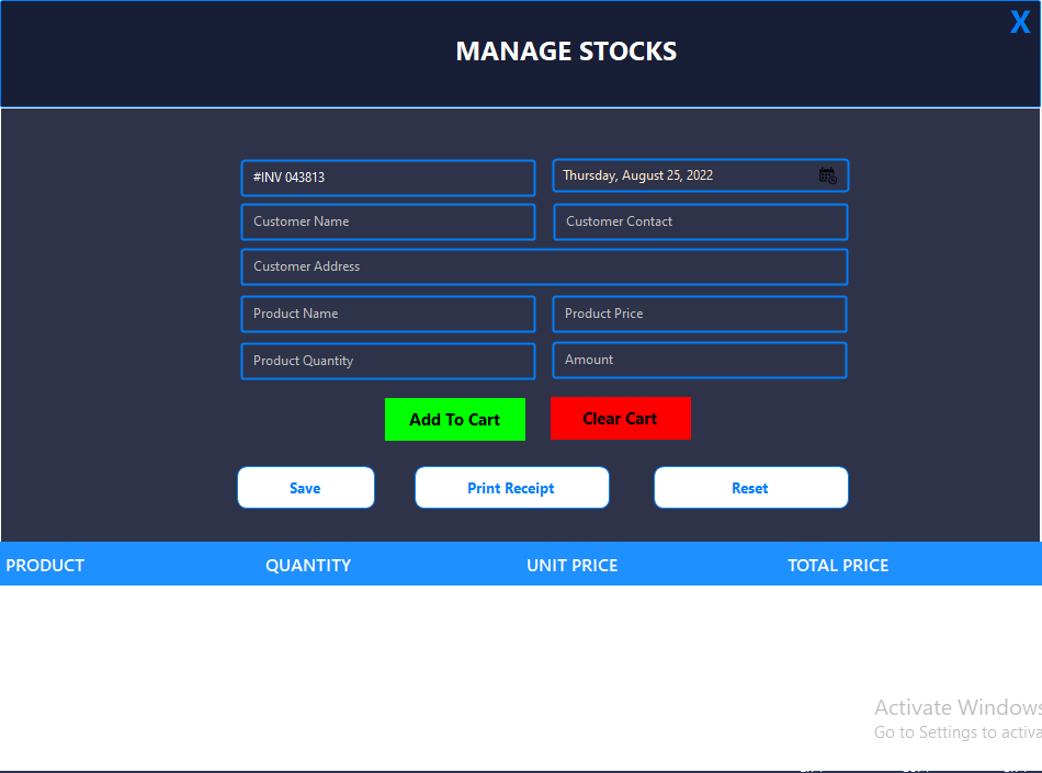 GitHub - Desmondgoldsmith/Inventory-management-System: Manage Inventories
