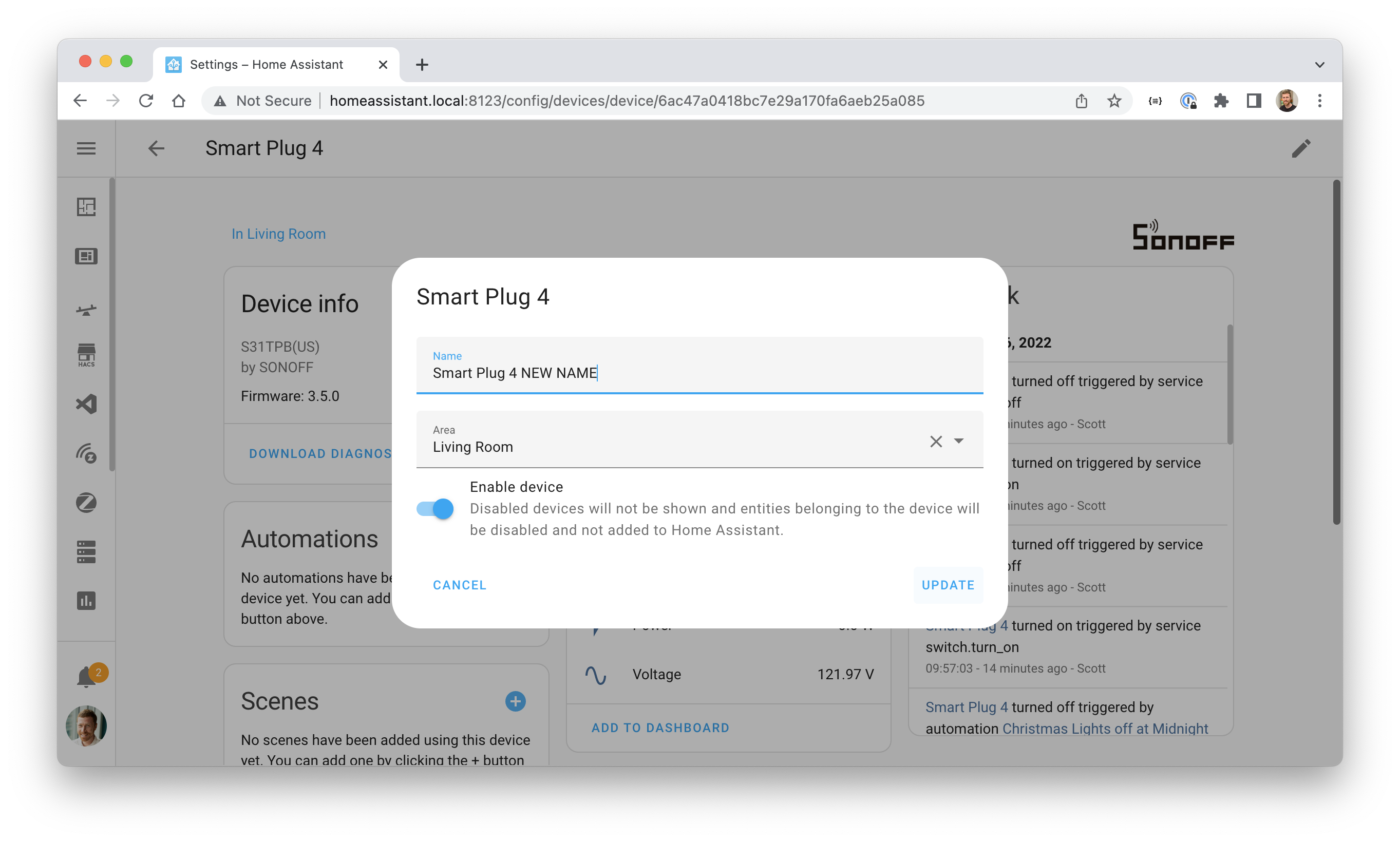 Why don't my entity ids change when I ask it to after a device name change? · Issue #1059 ...