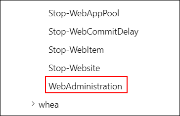 The function "IIS:" is missing for WebAdministration module · Issue #1227 · MicrosoftDocs ...