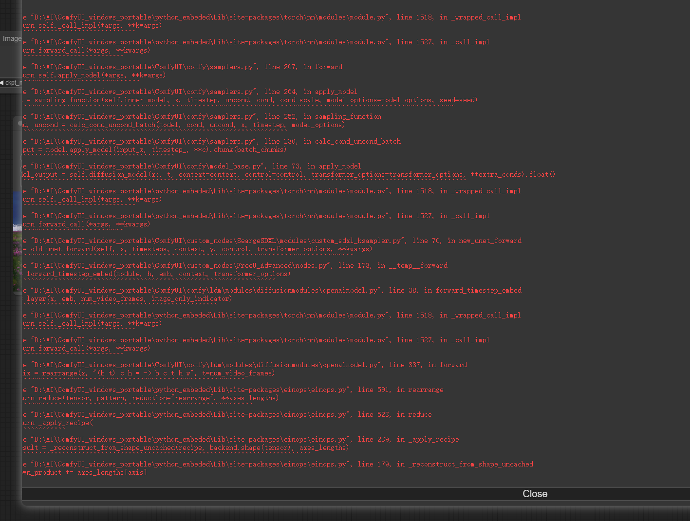 Video Generate Error · Issue 2041 · Comfyanonymous Comfyui · Github