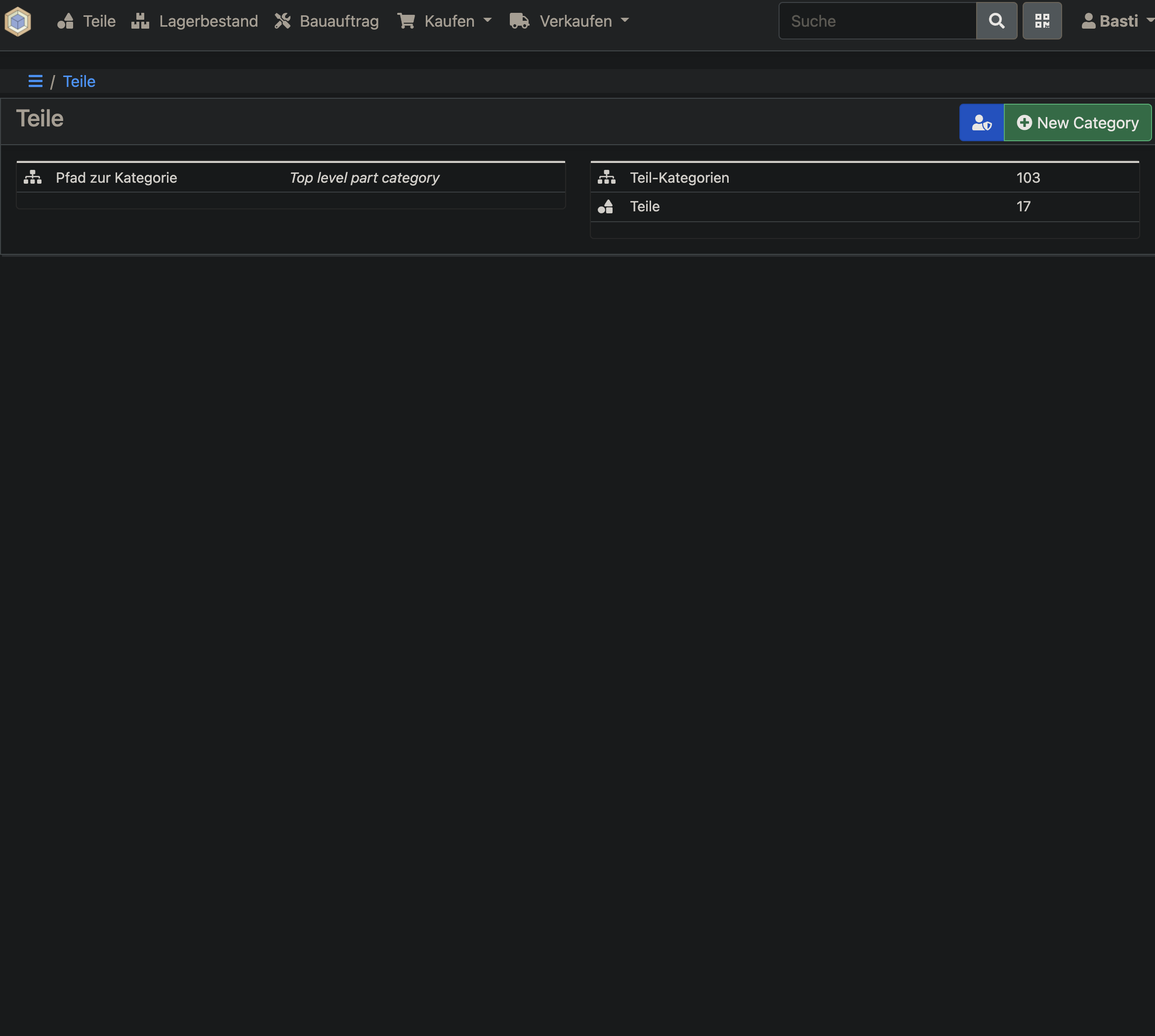 After the update no view on the parts · Issue #2625 · inventree/InvenTree · GitHub