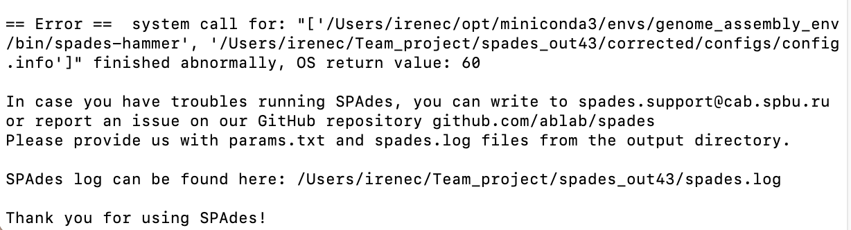 Spades hammer · Issue #1050 · ablab/spades · GitHub
