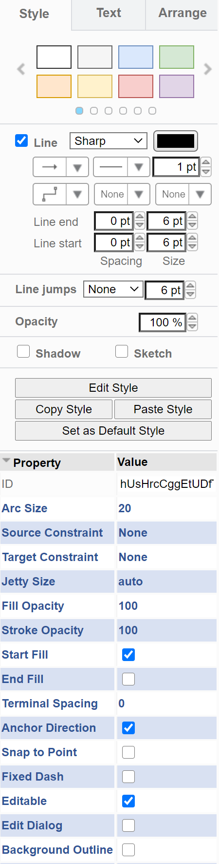 After drawing a line a rectangle is automatically added · Issue #683 · jgraph/drawio-desktop ...