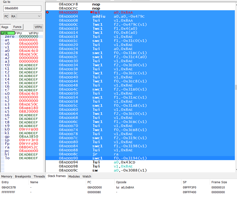 Wrong stack traces · Issue #17664 · hrydgard/ppsspp · GitHub