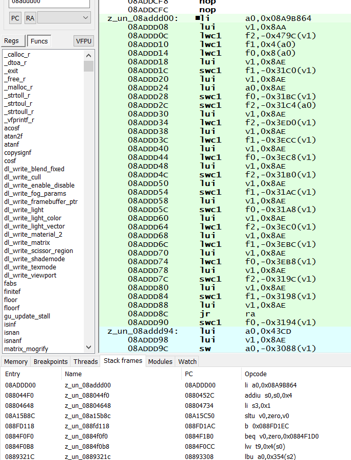 Wrong stack traces · Issue #17664 · hrydgard/ppsspp · GitHub