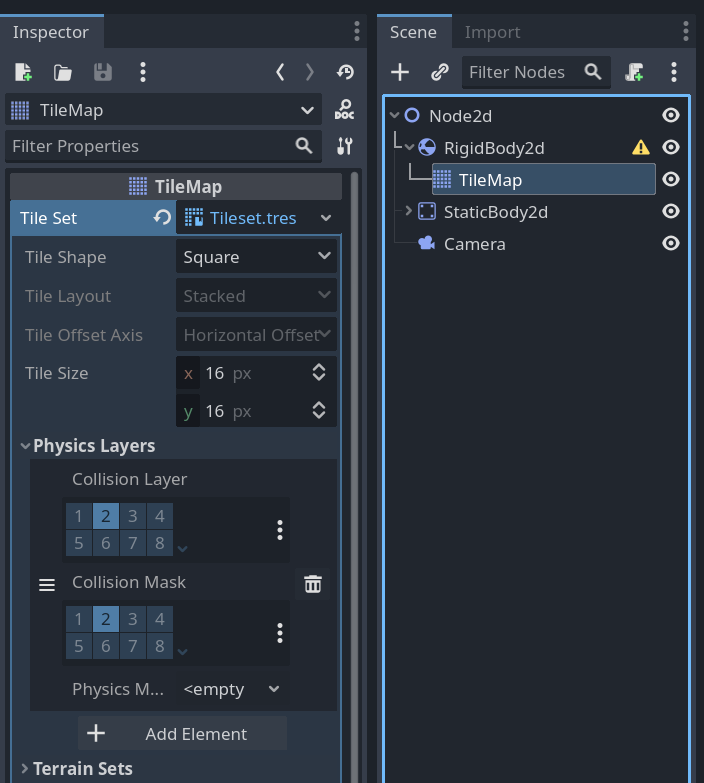 CollisionObject2D can no longer get shapes from TileMaps · Issue #66879 · godotengine/godot · GitHub
