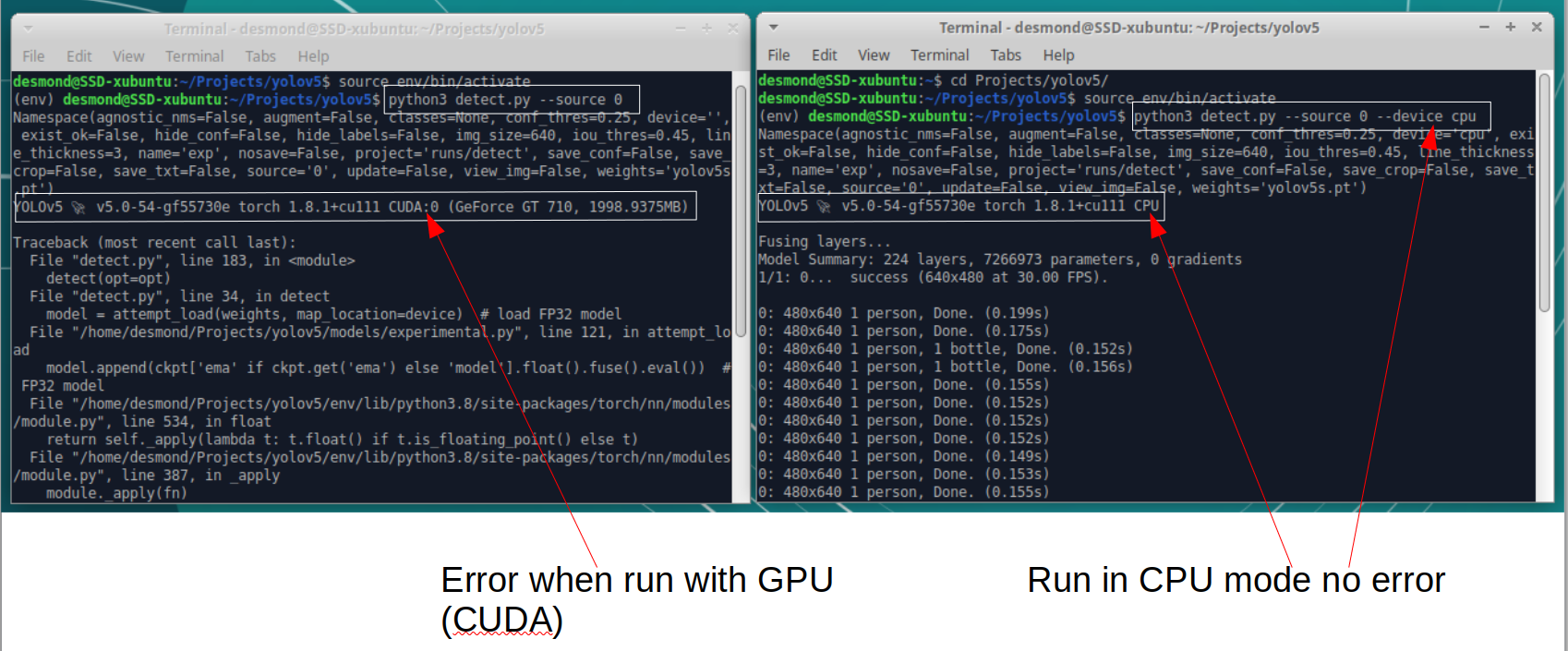 Error on Cuda-11.x · Issue #3011 · ultralytics/yolov5 · GitHub
