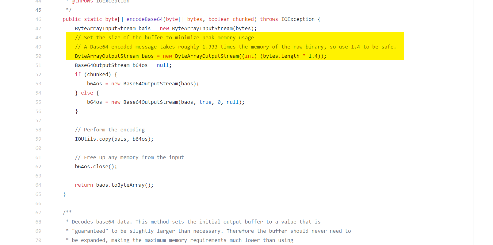 Memory allocation issue in Base64Util.encodeBase64 · Issue #4392 · nextgenhealthcare/connect ...