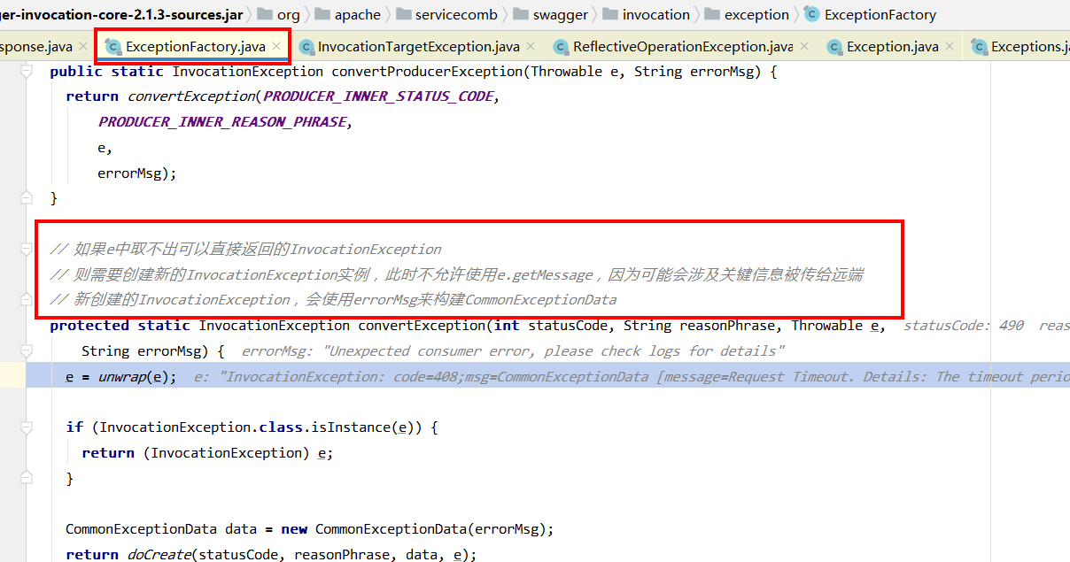Consumer调用Producer超时，会暴露内部服务器地址 · Issue #2158 · apache/servicecomb-java-chassis · GitHub