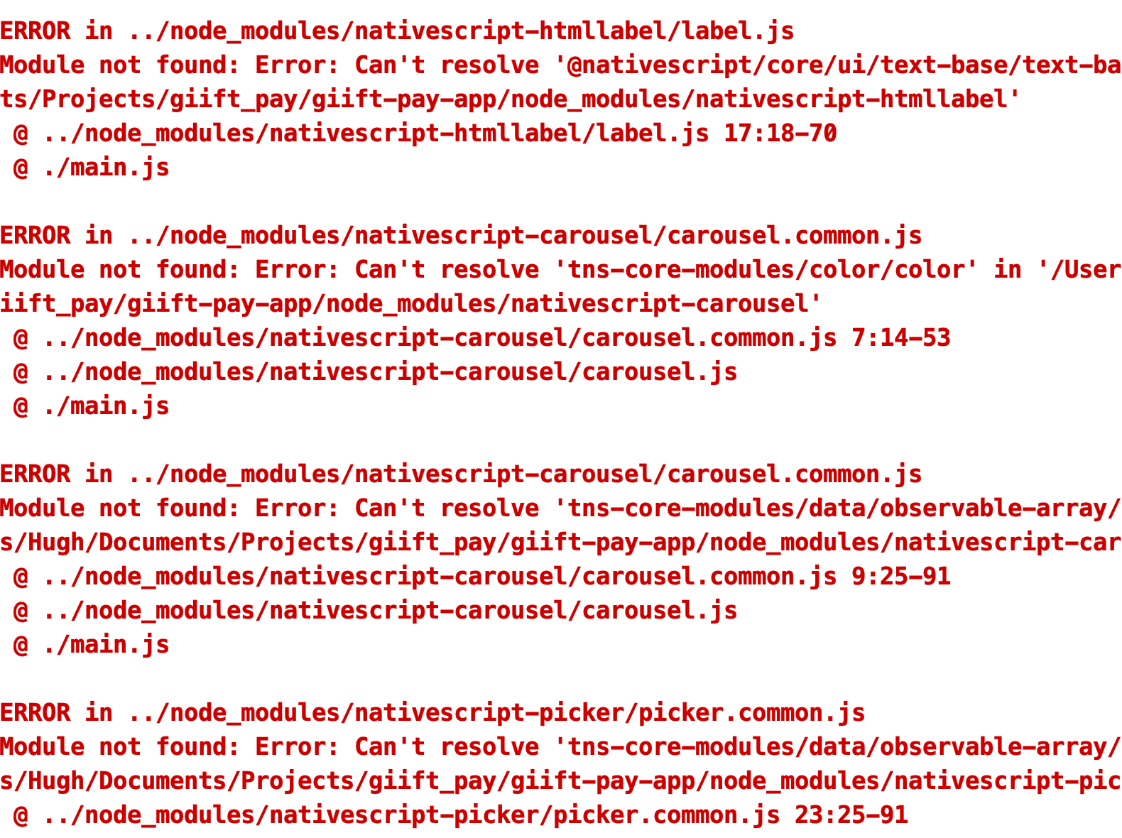 Some Plugins I Was Using Doesnt Compatible With Version 7 Cuz They Have Dependences On Tns Core