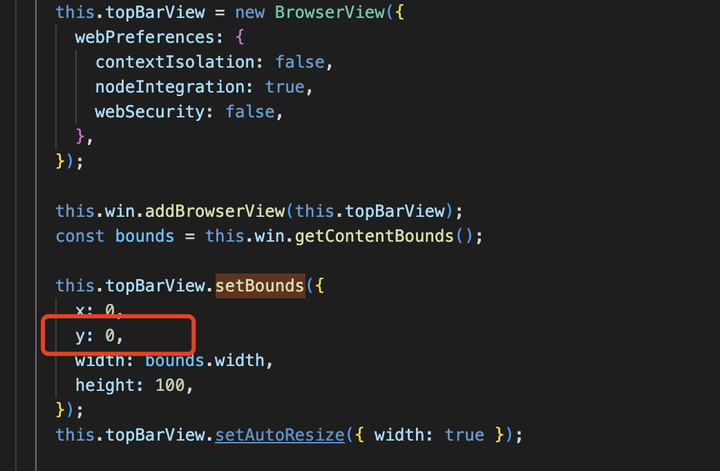 There Is A Problem With The Initial Value Of The Y Axis Position Of The Browserview In The