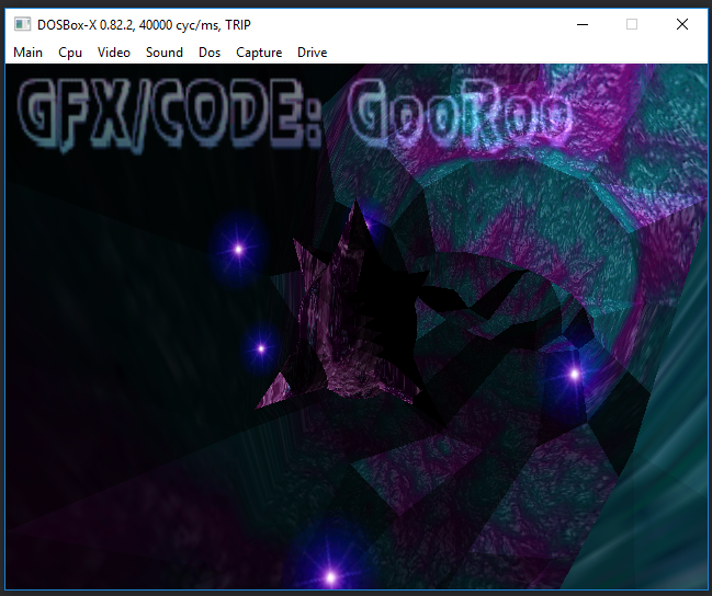 3Dfx OpenGL emulation is a bit off, doesn't seem to show still frames ...
