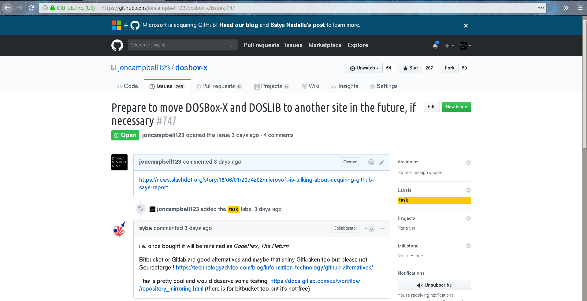 Prepare to move DOSBox-X and DOSLIB to another site in the future, if ...
