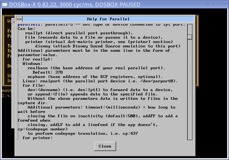 Scroll Bar In Help Menu · Issue 1242 · Joncampbell123dosbox X · Github