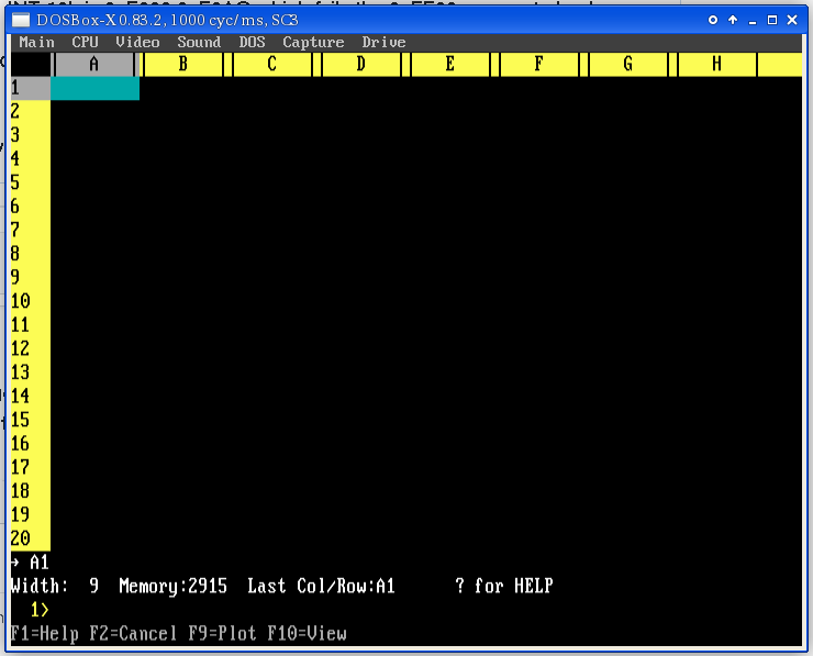 SuperCalc Flashing Text. · Issue #1473 · joncampbell123/dosbox-x · GitHub