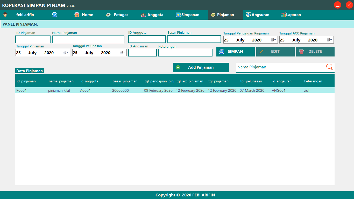 GitHub - febiarifin/koperasi-simpan-pinjam-desktop-app