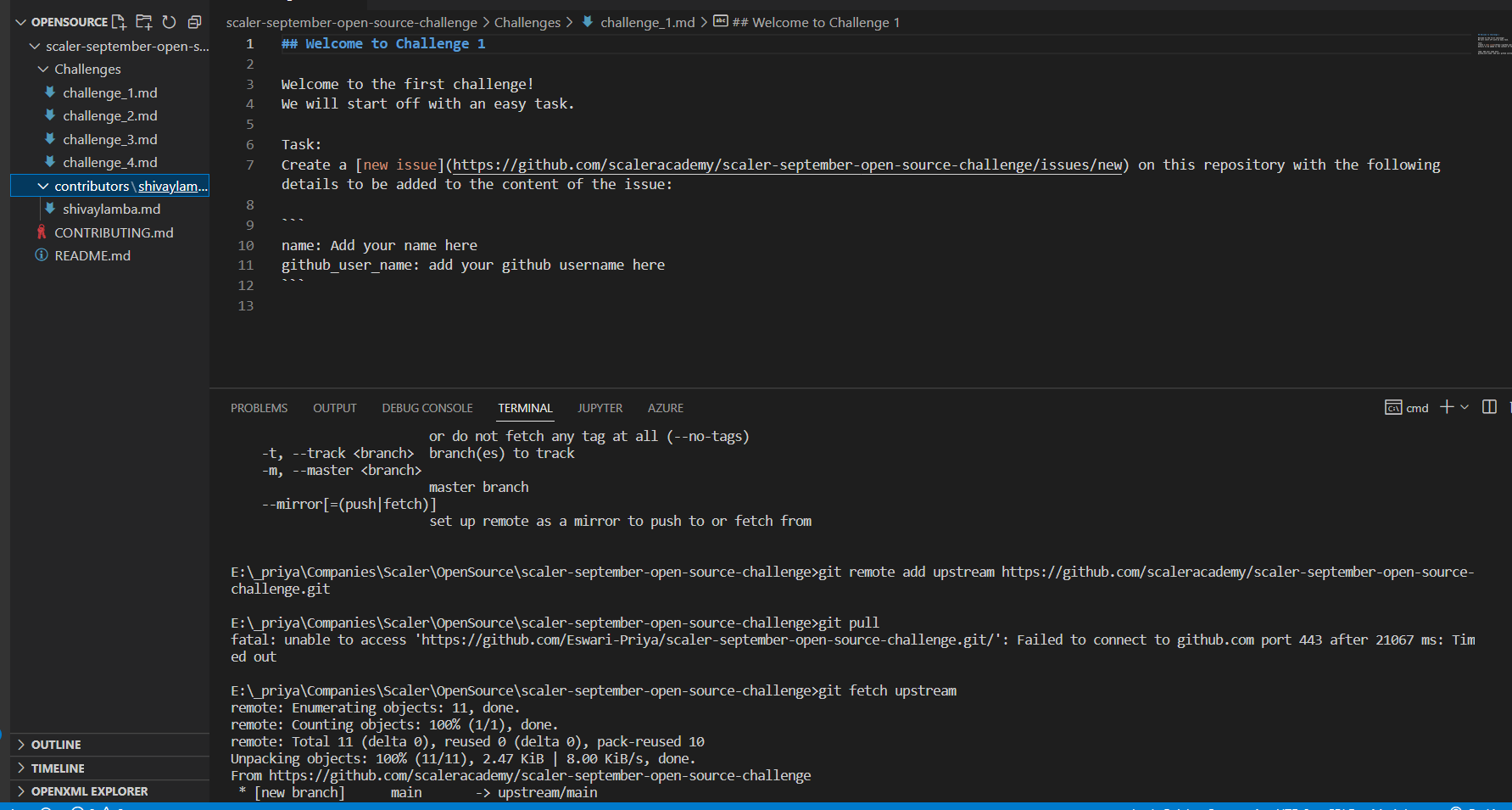 Challenge 1: Eswari Priya · Issue #41 · scaleracademy/scaler-september ...