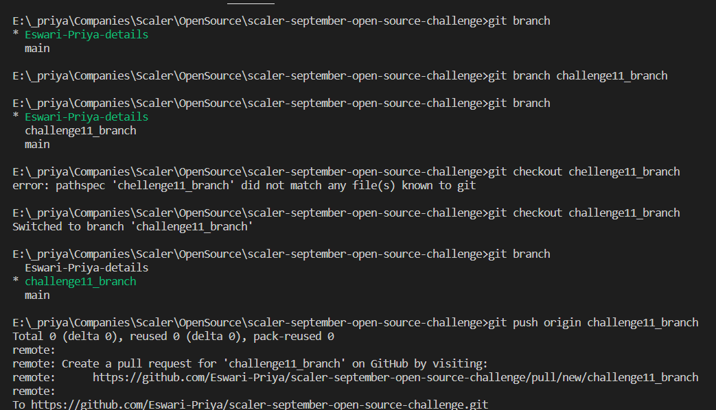 Challenge 1: Eswari Priya · Issue #41 · scaleracademy/scaler-september-open-source-challenge ...