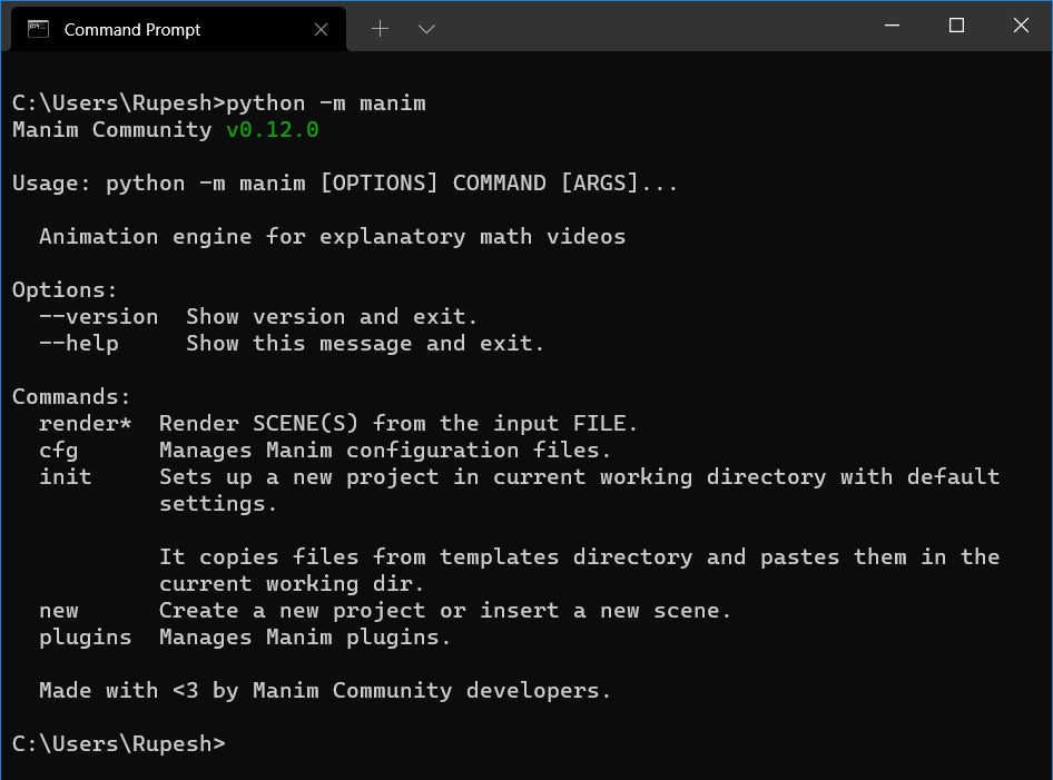 Manim throws "'Angle' is not defined" · Issue #2339 · ManimCommunity/manim · GitHub
