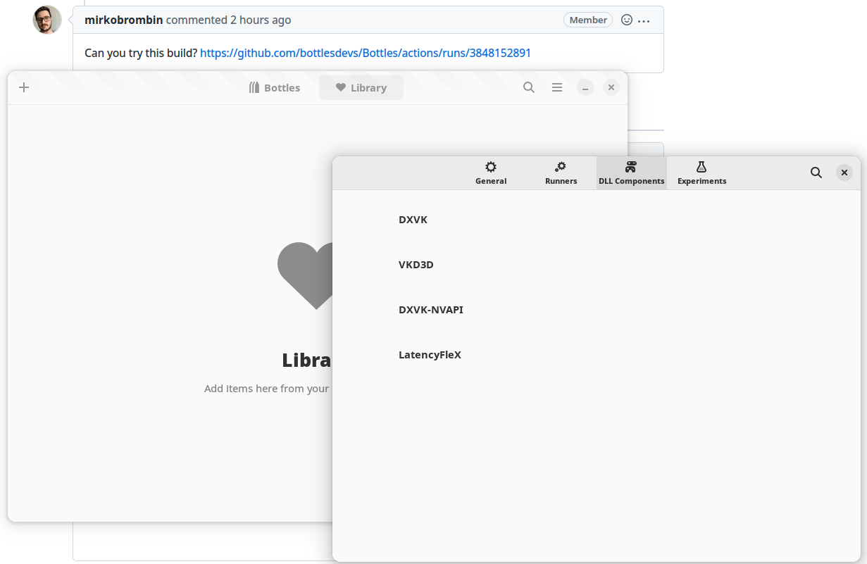 [Bug]: Could not get index for · Issue #2421 · bottlesdevs/Bottles · GitHub