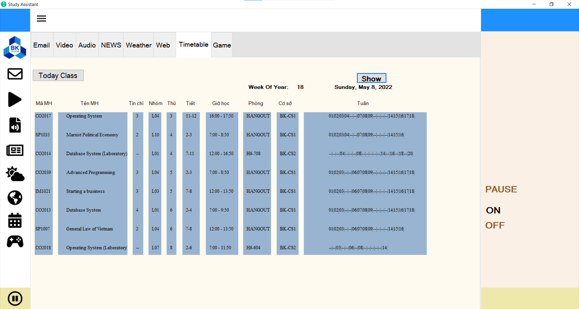 GitHub - huycse31501/Study-Assistant---LTNC---HCMUT: My Advance Programming (CO2039) Course Project