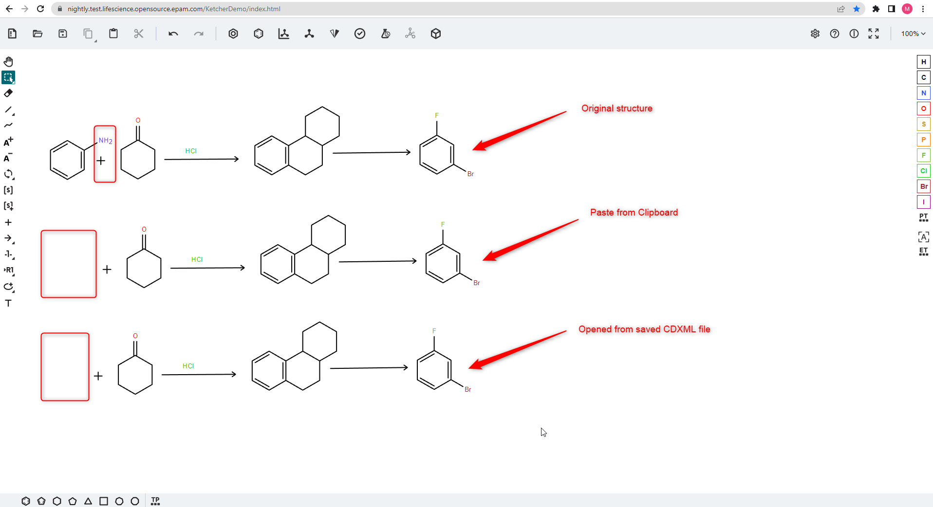 CDXML import: Molecule above plus sign · Issue #1879 · epam/ketcher · GitHub