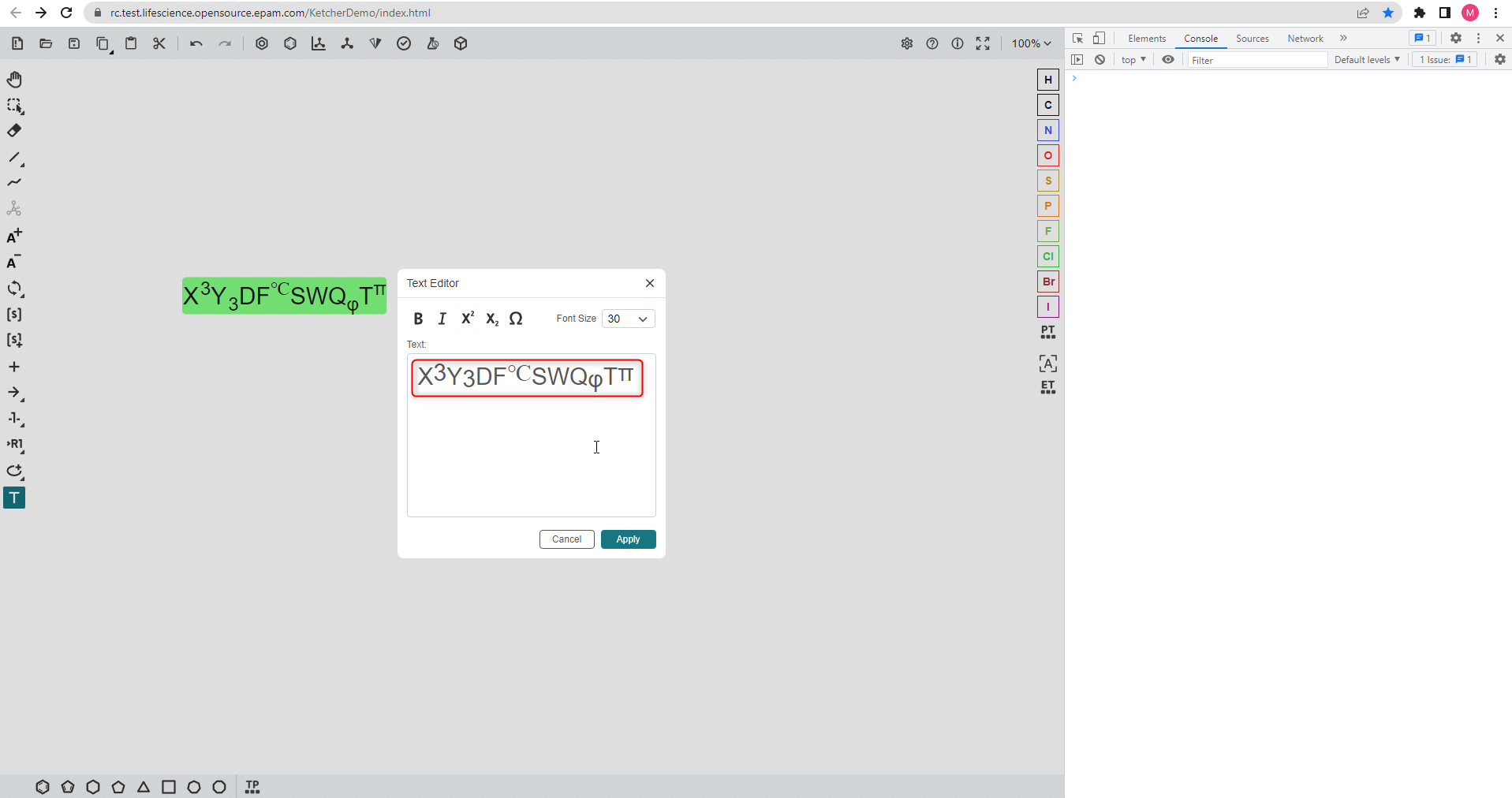 Subscript and superscript characters appear almost on the same plane as ...