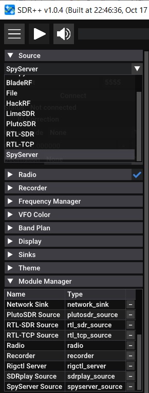SDRPlay missing from source · Issue #448 · AlexandreRouma/SDRPlusPlus · GitHub