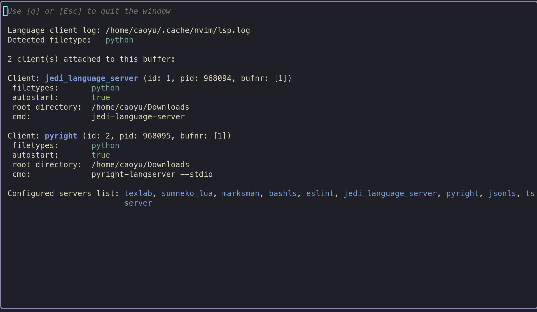 Behavior Issue during lsp loading up · Issue #474 · nvimdev/lspsaga.nvim · GitHub