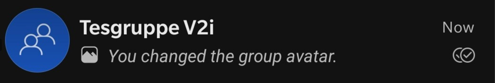 Change Group Image message is treated like a normal message regarding the read-indicator · Issue ...