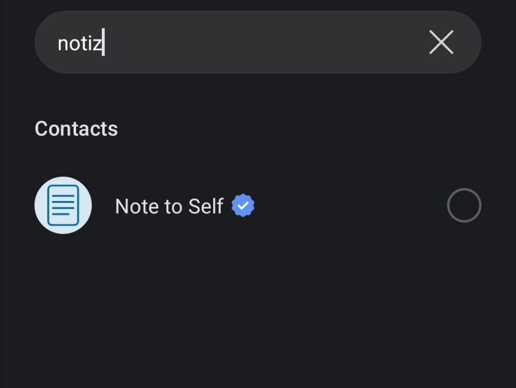 Note To Self Does Not Show Up When Searching For It · Issue 12751 · Signalappsignal Android