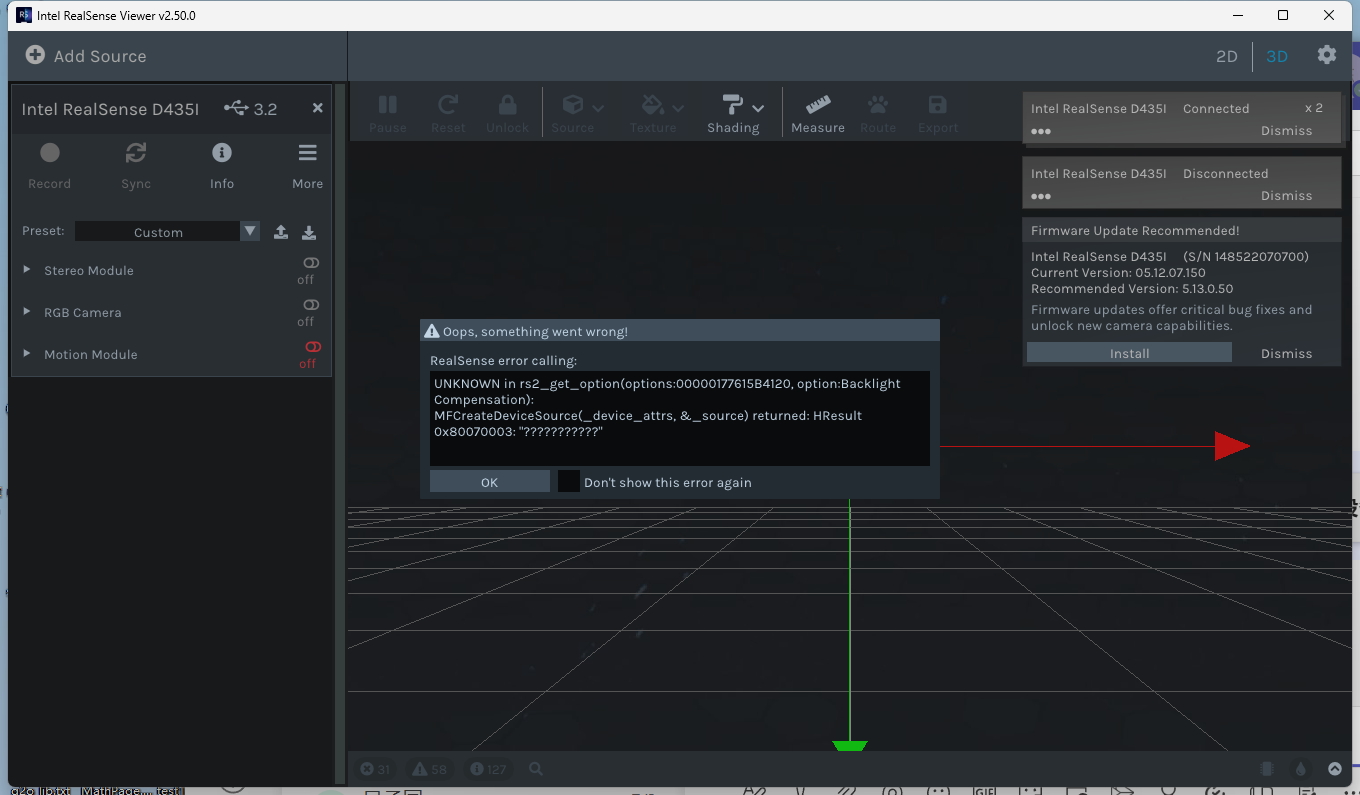 cannot use intelRealsense view · Issue #11968 · IntelRealSense/librealsense · GitHub