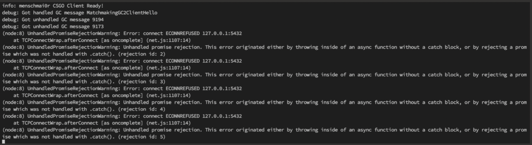 dockerized api not returning float-values · Issue #107 · csfloat/inspect · GitHub