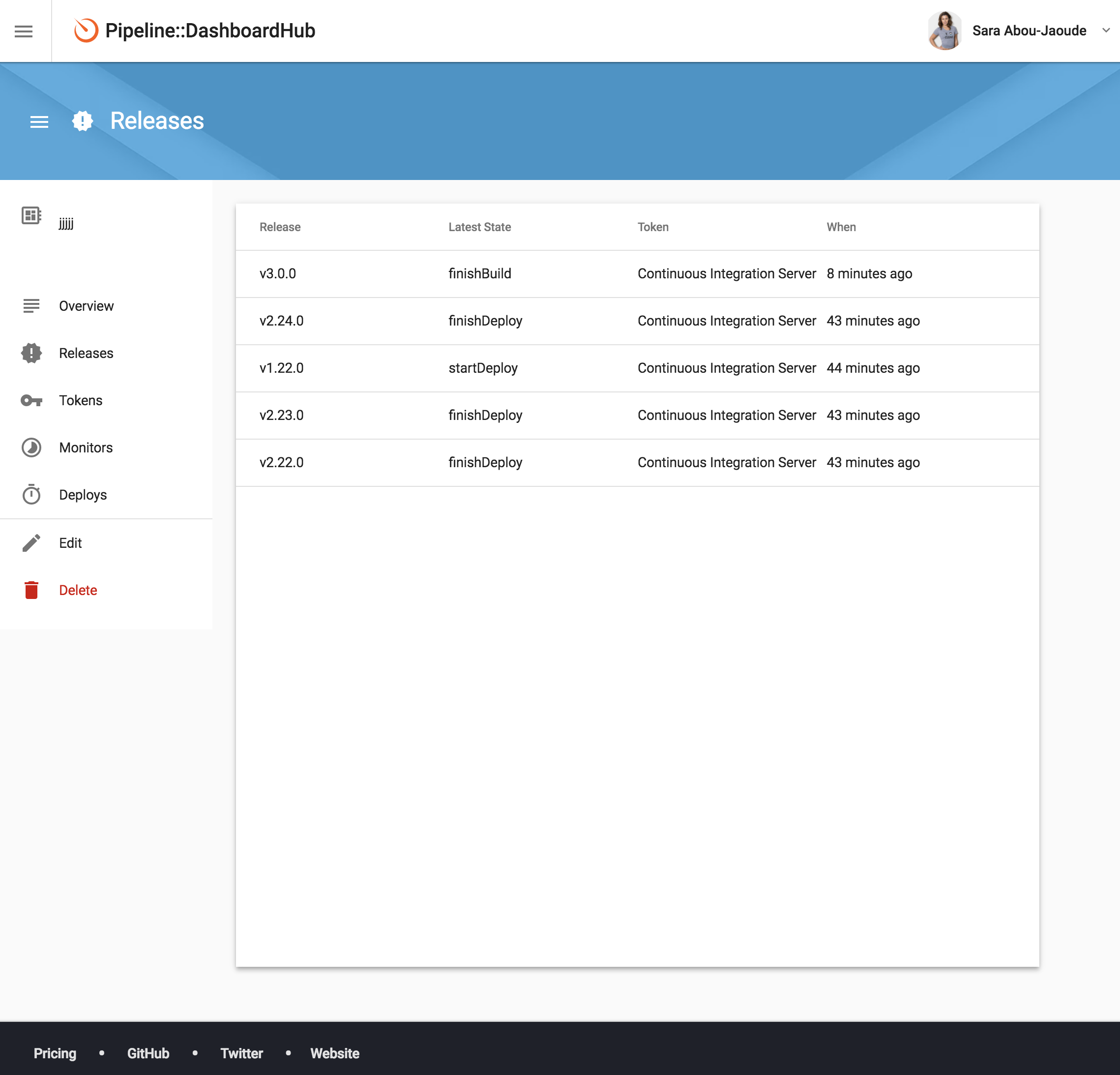 Release list in new design · Issue #570 · DashboardHub/PipelineDashboard · GitHub