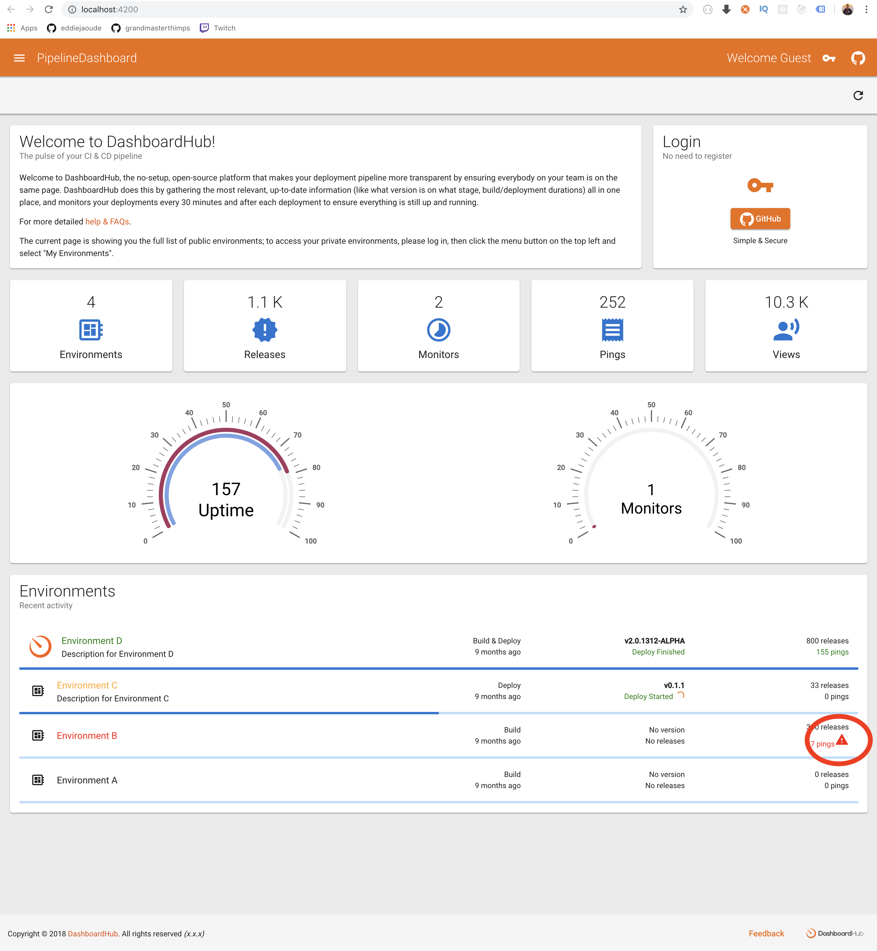 UI tweaks for Angular v7 · Issue #1068 · DashboardHub/PipelineDashboard · GitHub