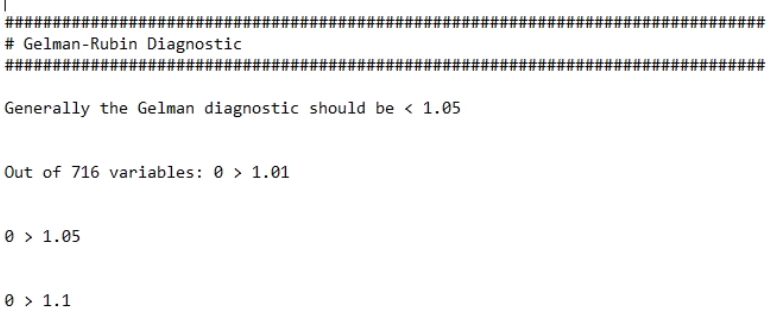 Large dataset - model convergence criteria? · Issue #210 · brianstock/MixSIAR · GitHub
