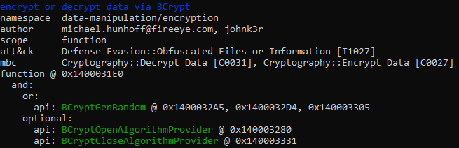 detect BCrypt use · Issue #21 · mandiant/capa-rules · GitHub