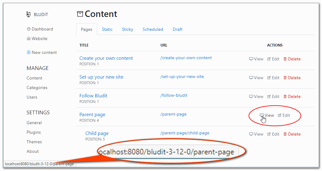 Parent / Child URL issue · Issue #1231 · bludit/bludit · GitHub